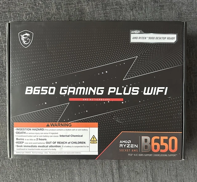 MSI B650 GAMING Plus WIFI AM5 AMD Motherboard £139.98 - PicClick UK