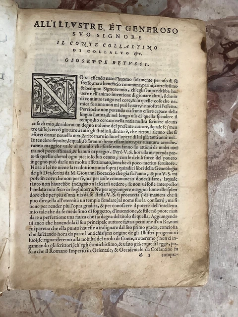 BOCCACCIO GENEOLOGIA DEI Bertano 1574 Mitologia Greca Romana EUR 450,00 ...