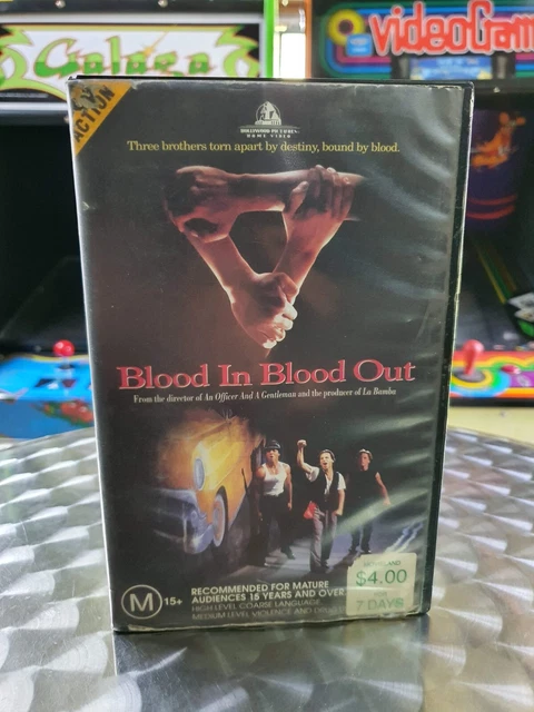 BLOOD IN BLOOD Out - VHS Movie - Video Tape - Big Box Ex Rental £21.48 ...