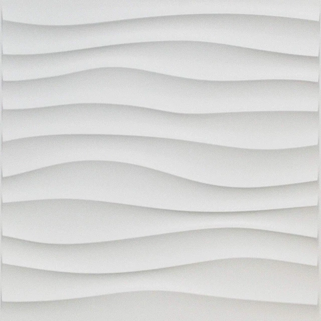 3D WALL PANELS 12 Pack Wavy Texture 50 x 50cm ART3D EUR 42,18 - PicClick DE