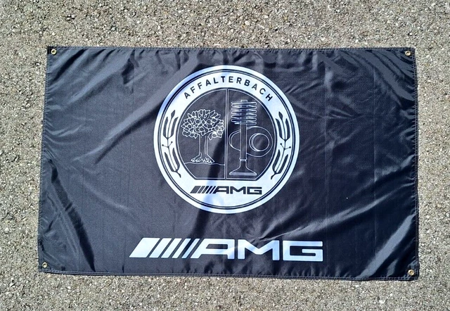 MERCEDES BENZ AMG Flagge/Banner/Merchandise/Werbung/Wandbild EUR 24,00 ...