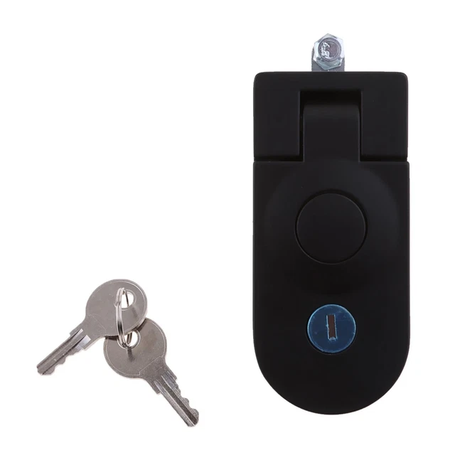 COMPRESSION BLACK FLUSH Mount Push Locks Latch for Camper Trailer ...