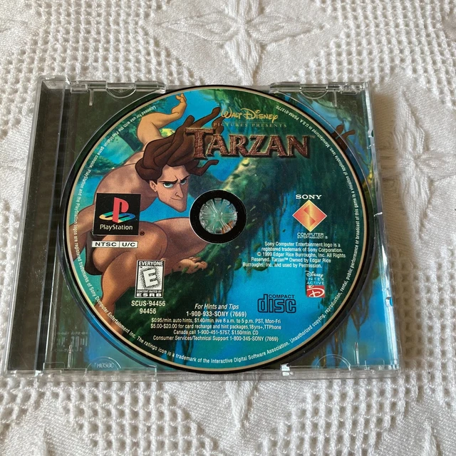 TARZAN (SONY PLAYSTATION 1 PS1, 1999) Tested Video Game Disney $12.00 ...