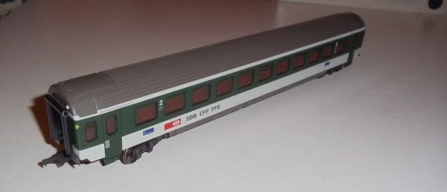MÄRKLIN 42168 H0, DC-Radsatz , Schnellzugwagen-Set Pendelzug der SBB, in OVP EUR 179,99 ...