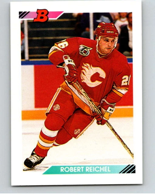 1992-93 BOWMAN #401 Robert Reichel Calgary Flames V66666 EUR 0,82 ...