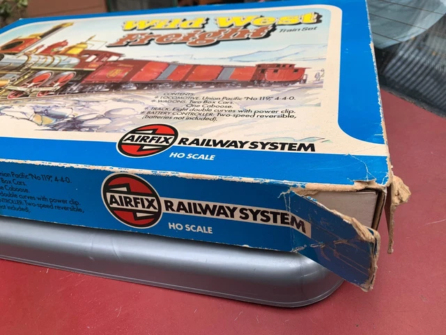 AIRFIX 1976 WILD West Freight Train Set, Ho, Rare, New In Box, Union ...
