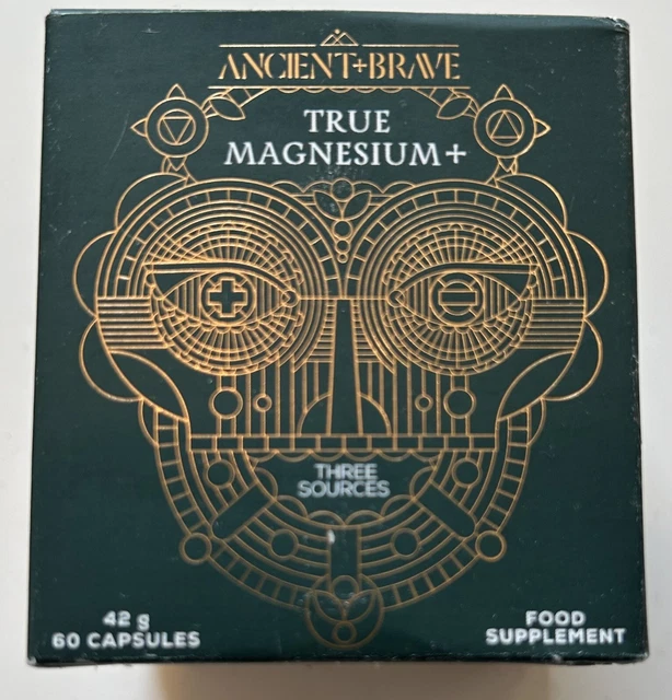 ANCIENT + BRAVE Magnesium Capsules 3-in-1 Magnesium Complex: Glycinate ...
