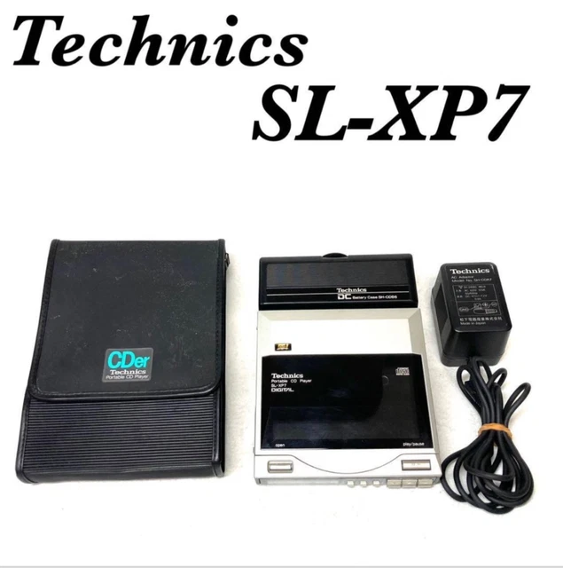 TECHNICS SL-XP7 PORTABLE CD Player Genuine AC adapter SH-CDA7 Tested ...