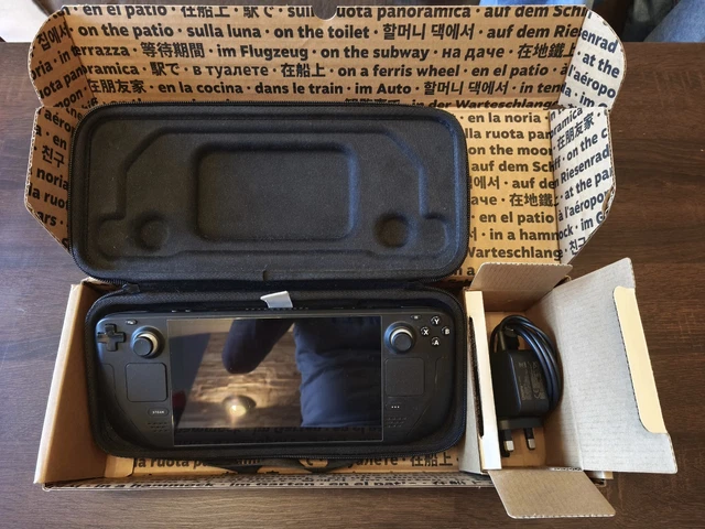 VALVE STEAM DECK 256GB LCD, Case, Charger with JSAUX docking station £ ...