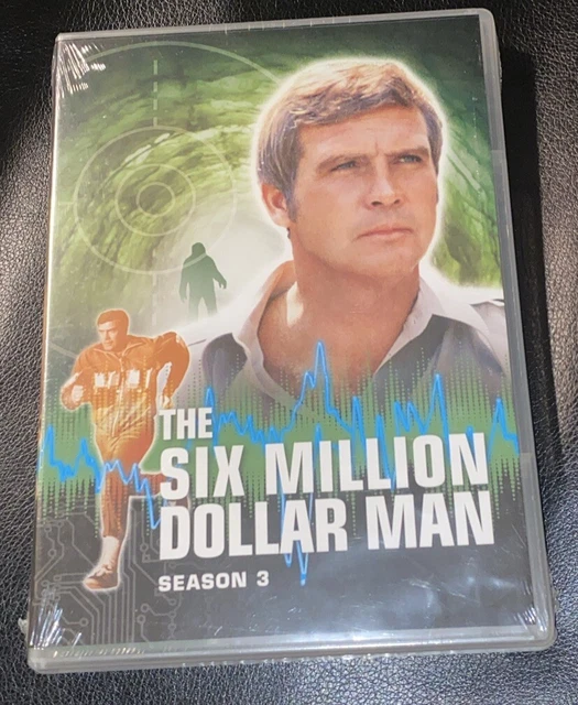 THE SIX MILLION Dollar Man: Season 3 (DVD, 1975) Oscar Goldman Brand £5 ...