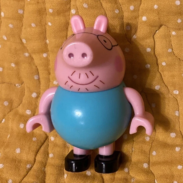 PEPPA PIG UNICO Bloxx Compatible Lego Duplo Bricks Daddy Pig Figure £5. ...