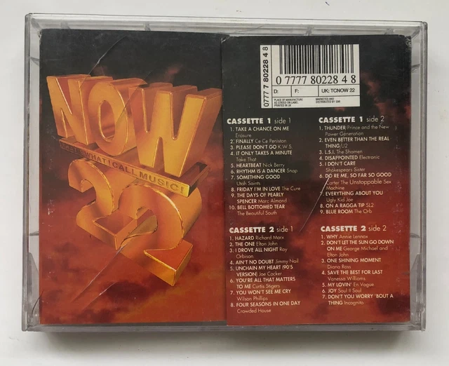 NOW THAT'S WHAT I Call Music 22 Double Cassette Tape 1990s £4.99 ...