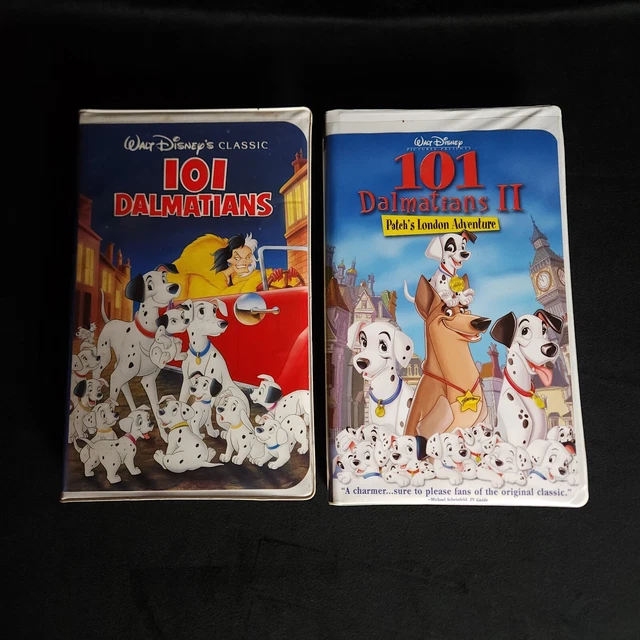 DISNEY 101 DALMATIANS I & II VHS Movies Black Diamond 1263 £21.54 ...