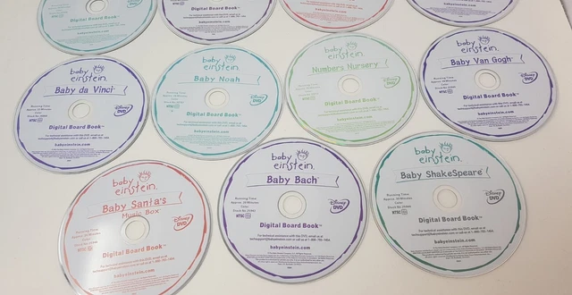DISNEY BABY EINSTEIN 15 DVD Collection, Shakespeare, Bach, Van Gogh ...