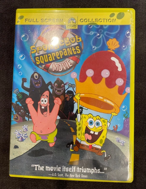 SPONGEBOB SQUAREPANTS MOVIE Full Screen Dvd £3.32 - PicClick UK