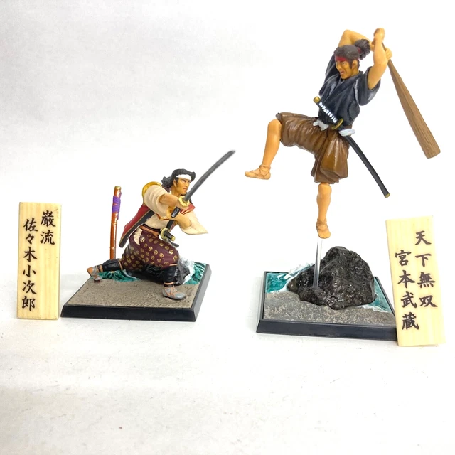 HISTORICAL FIGURE SAMURAI MIyamoto Musashi Sasaki Kojiro Furuta Rekishi ...