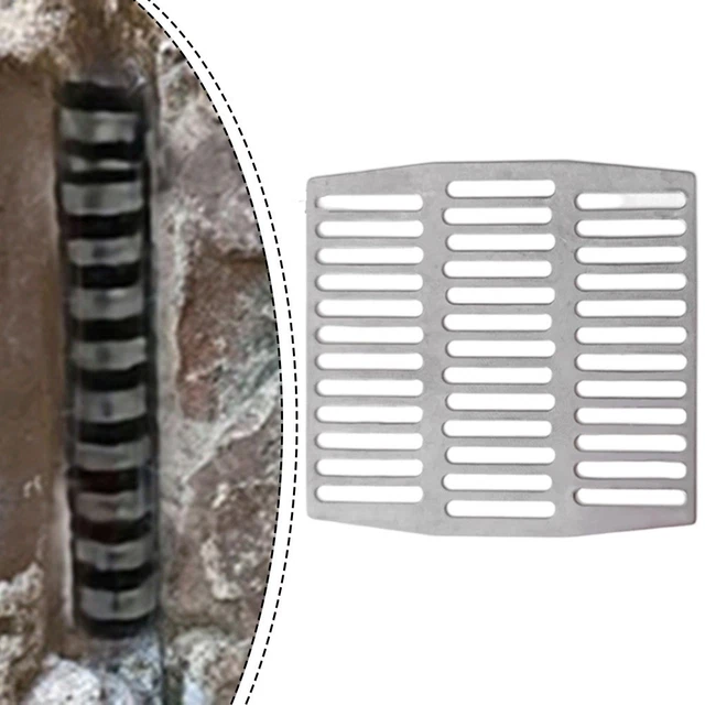 STAINLESS STEEL STACKABLE Brick Wall Drain Hole Covers 40pcs for Wall ...