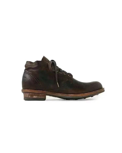 UNUSED VISVIM ICT Brigadier Leather Boots Size 9 Dark Brown £2,673.65 ...
