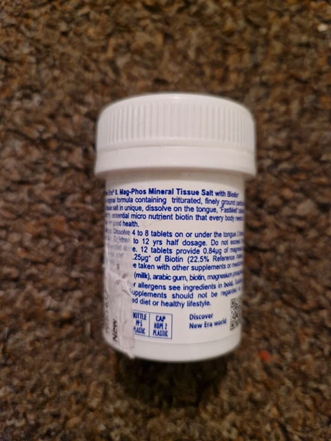 NEW ERA NUMBER 8 Mag Phos Mineral Salt FastMelt Tablets £8.49 - PicClick UK