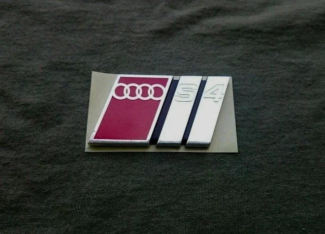 ORIGINAL AUDI & S4 " Emblem Schriftzug Logo Zeichen Heckklappe für S4 ...
