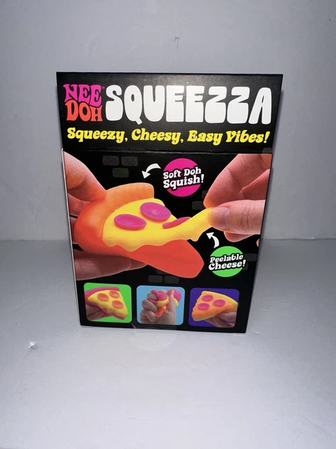 SCHYLLING NEEDOH SQUEEZA Pizza Soft Doh Squish Squeeze Toy (Peelable ...