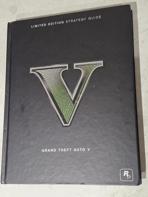 GRAND THEFT AUTO V Limited Edition Strategy Guide hardcover £17.20 ...