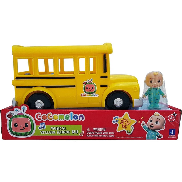 COCOMELON SCHOOL BUS Toy Musical Sing Along Interactive Singing Learning Yellow £24.99 - PicClick UK