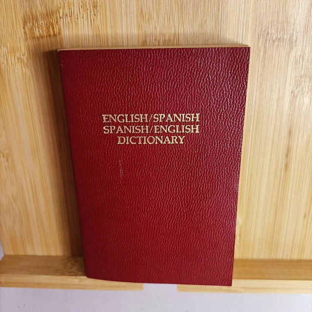 ENGLISH SPANISH SPANISH English Dictionary Vintage Pocket Barnes ...