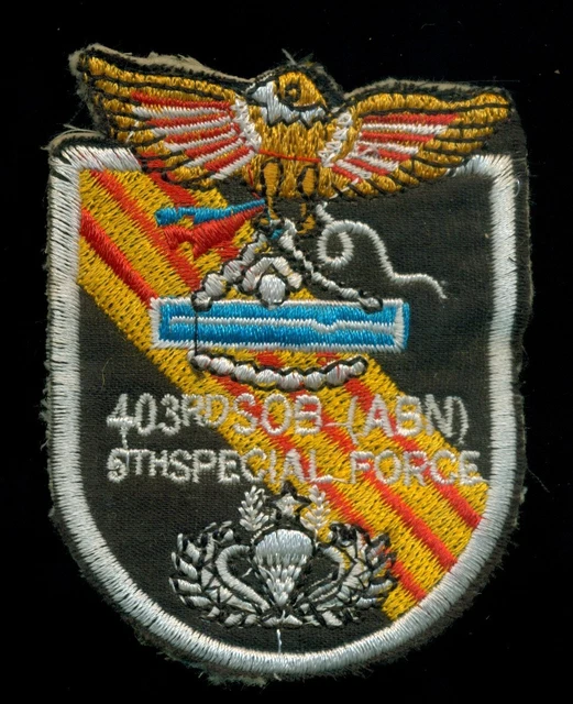 US ARMY 5TH Special Forces 403rd SOB Airborne Vietnam Patch VT-4 $5.00 ...