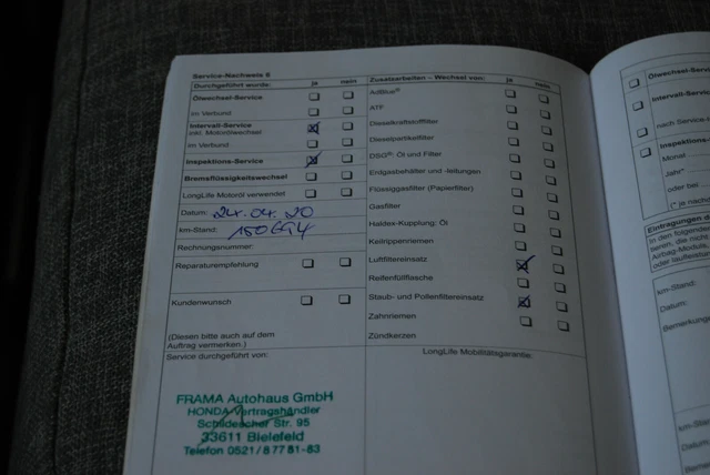 VW SERVICEPLAN SERVICEHEFT 1225D3PKW01 von 11.2011 EUR 19,00 - PicClick DE