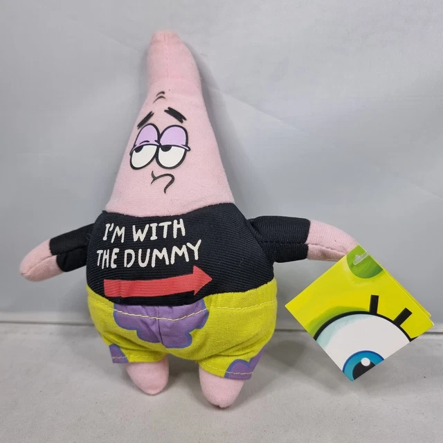 BNWT 2010 SPONGEBOB Squarepants - Patrick Star - 'I'm With Dummy' Soft ...