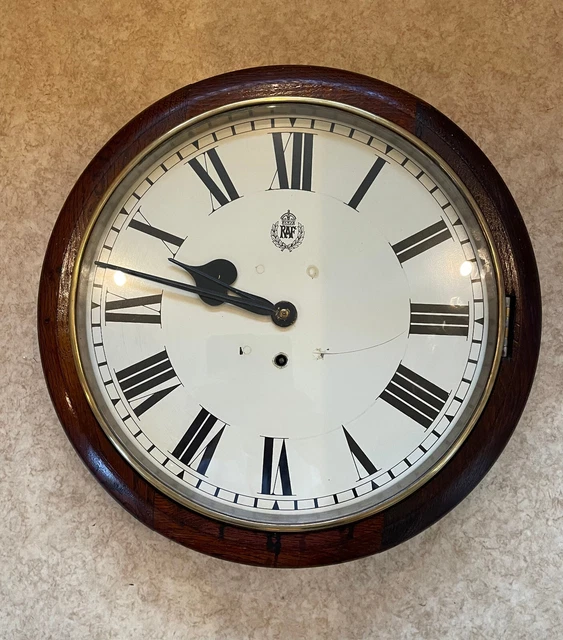 LARGE (17&) WW2 Raf Wall Clock - Original £795.00 - PicClick UK