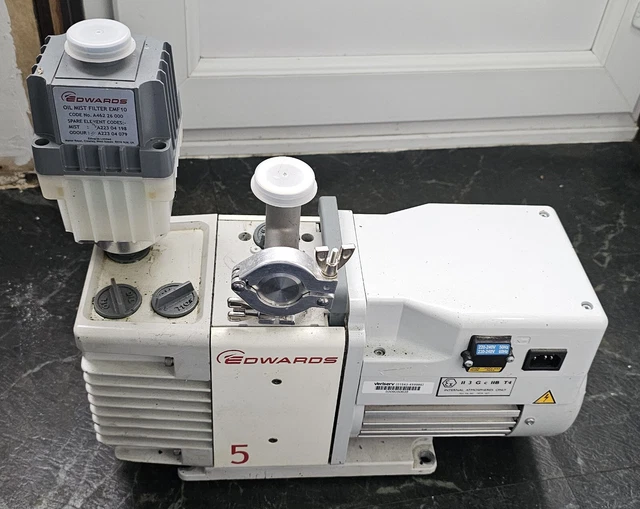 EDWARDS RV5 ROTARY Vane Vacuum Pump £500.00 - PicClick UK