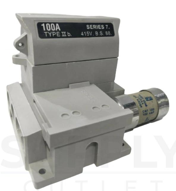 HENLEY MAINS SP&N 60/80-100AMP House Service Cut Out Fuse Carrier Base ...