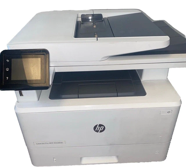 HP LASERJET PRO MFP M426fdn Duplex Mono Printer Fax scanner F6W14A w ...