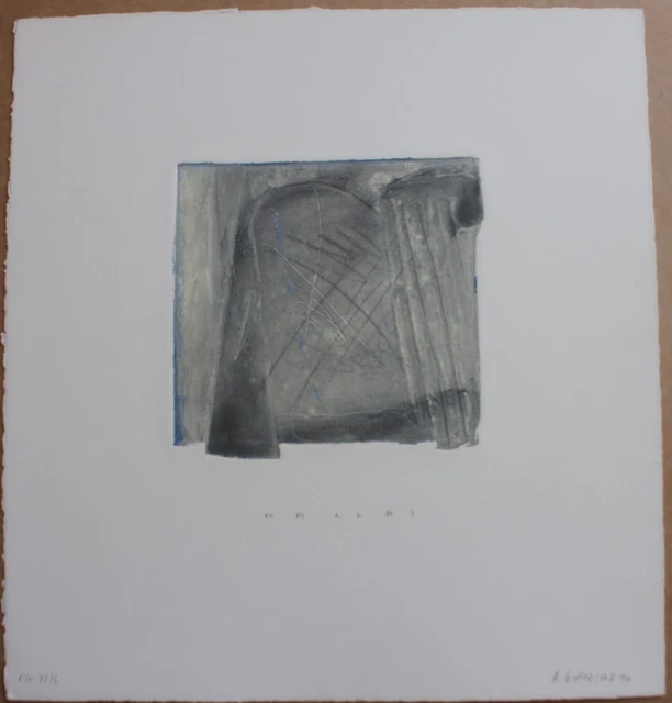 GRAVURE ETCHING DE Alexis GORODINE signée numérotée Wall #1 1990 EUR ...