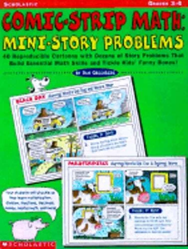 COMIC-STRIP MATH: MINI-STORY Problems: 60 Reproducible Cartoons with ...