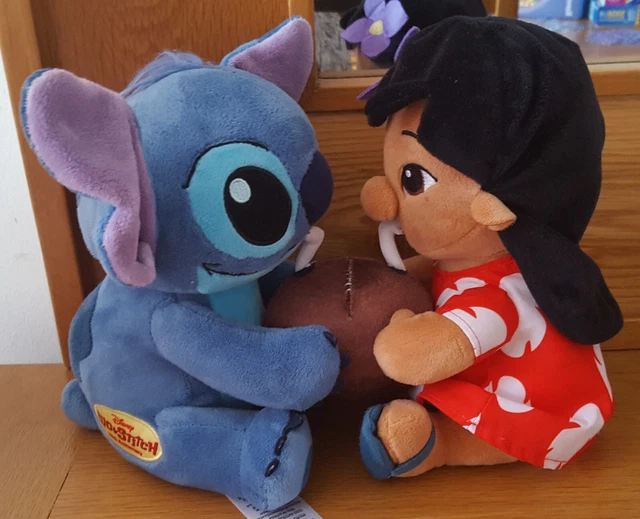 DISNEY STORE LILO & Stitch 8" 20th Anniversary soft plush cuddly teddy ...