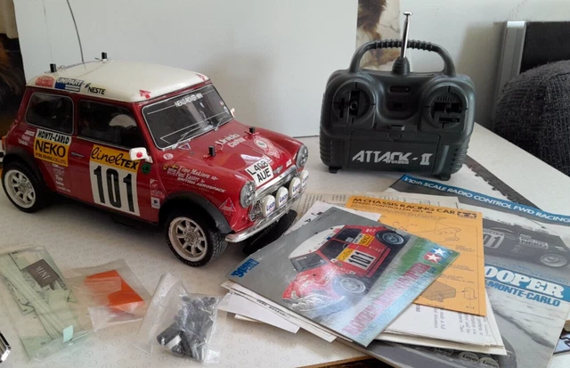 CLASSICO ORIGINALE RADIOCOMANDATO Tamiya Rover Mini Cooper 58163 scala ...