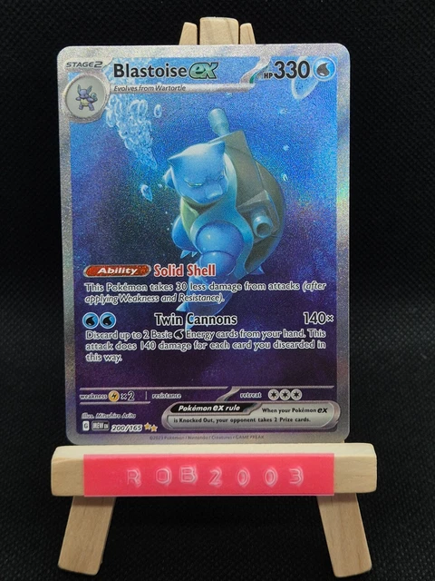 POKÉMON TCG 151 - Special Illustration Rare - Blastoise EX 200/165 MINT ENGLISH £3.00 - PicClick UK