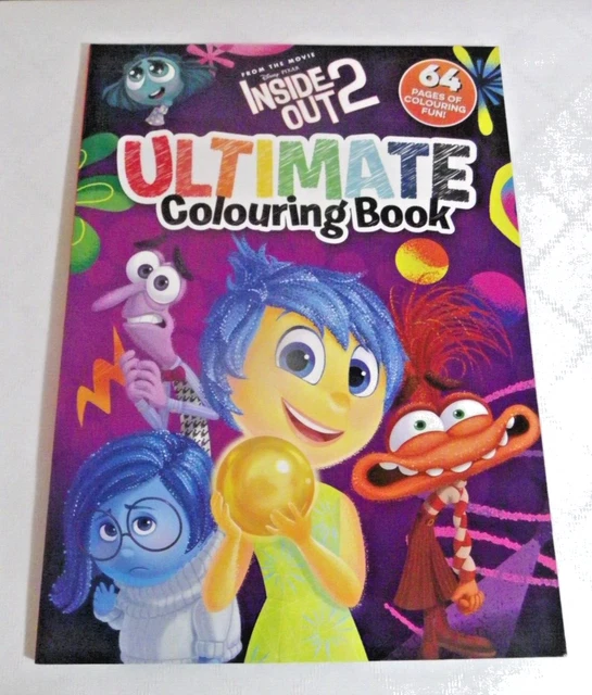 DISNEY PIXAR INSIDE Out 2 Ultimate Colouring Book 64 pages $8.75 ...