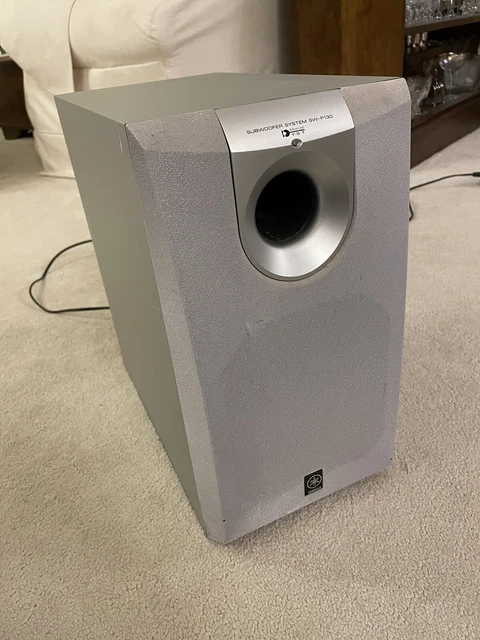 YAMAHA SW-P130 ACTIVE Powered Subwoofer Silver sub speaker Working £0. ...
