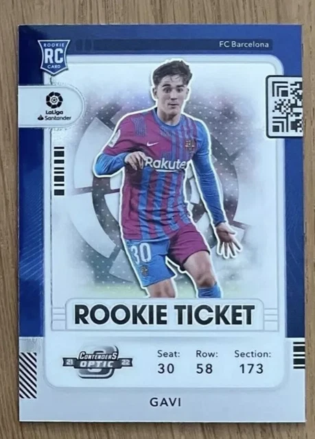 2021-22 TOPPS CHRONICLES Gavi FC Barcelona biglietto rookie RC #295 EUR ...