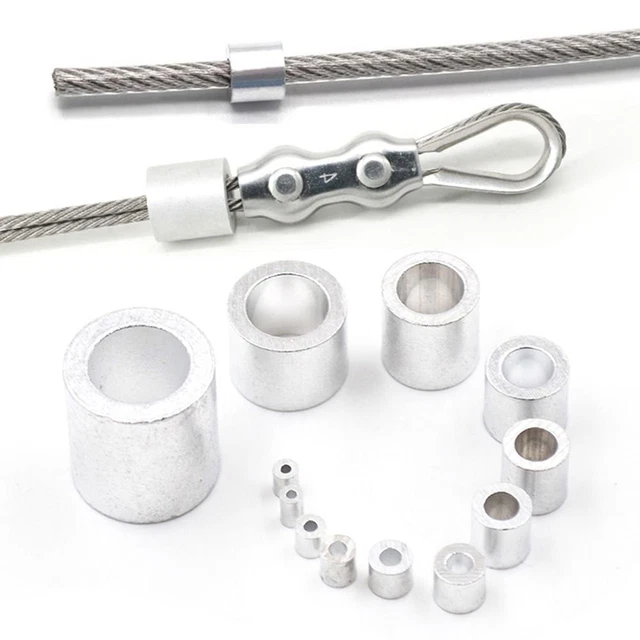 10-50PCS M1 TO M12 Cable Clip Round Single Hole Wire Ferrules Steel ...