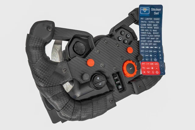 LOGITECH G29 / G920 / G923 Wheel Mod Lenkrad "Comfort" mit Sticker EUR ...