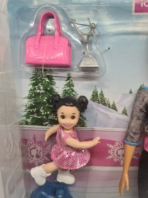 Barbie Careers Ice Skating Coach Doll Playset Spinning Girl T Toy Play New 4995 Picclick Au
