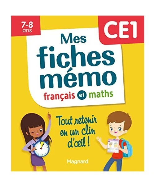 MES FICHES MÉMO CE1: Tout retenir en un clin d'oeil, Morgane Céard EUR ...
