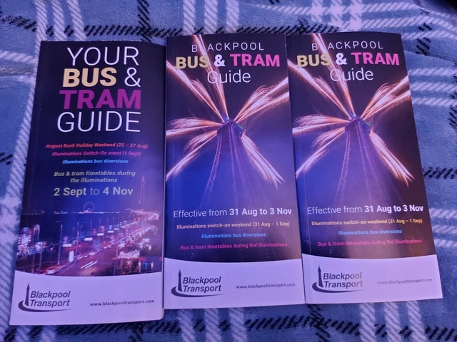 BLACKPOOL TRANSPORT TIMETABLE/GUIDE Bus And Tram 2017/2018 ...