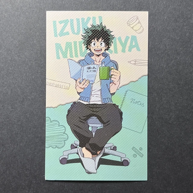 IZUKU MIDORIYA ~ My Hero Academia Break Time ~ Collector Card CCG TCG ...