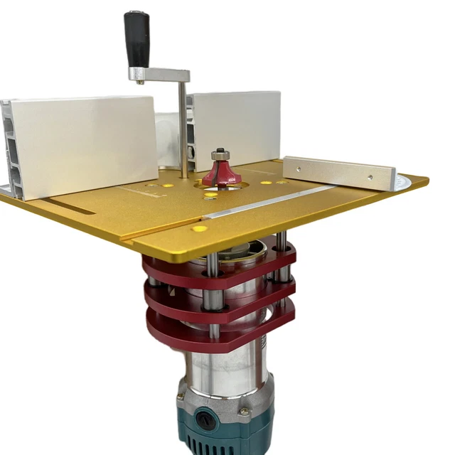 METAL LIFT BASE Router Lifting System Table Saw Insert Plate Clamp 4 ...